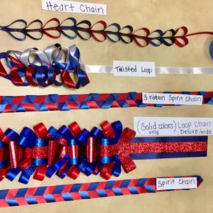Customizable Homecoming Mum Garter: Braids & Ribbon Chains, Made to ...
