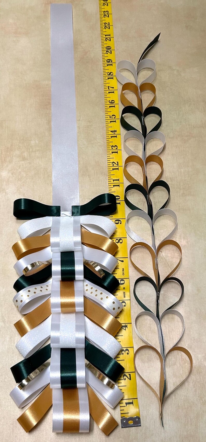 Customizable HOCO Mum Chain Braid: Homecoming Corsage Accessory - Etsy