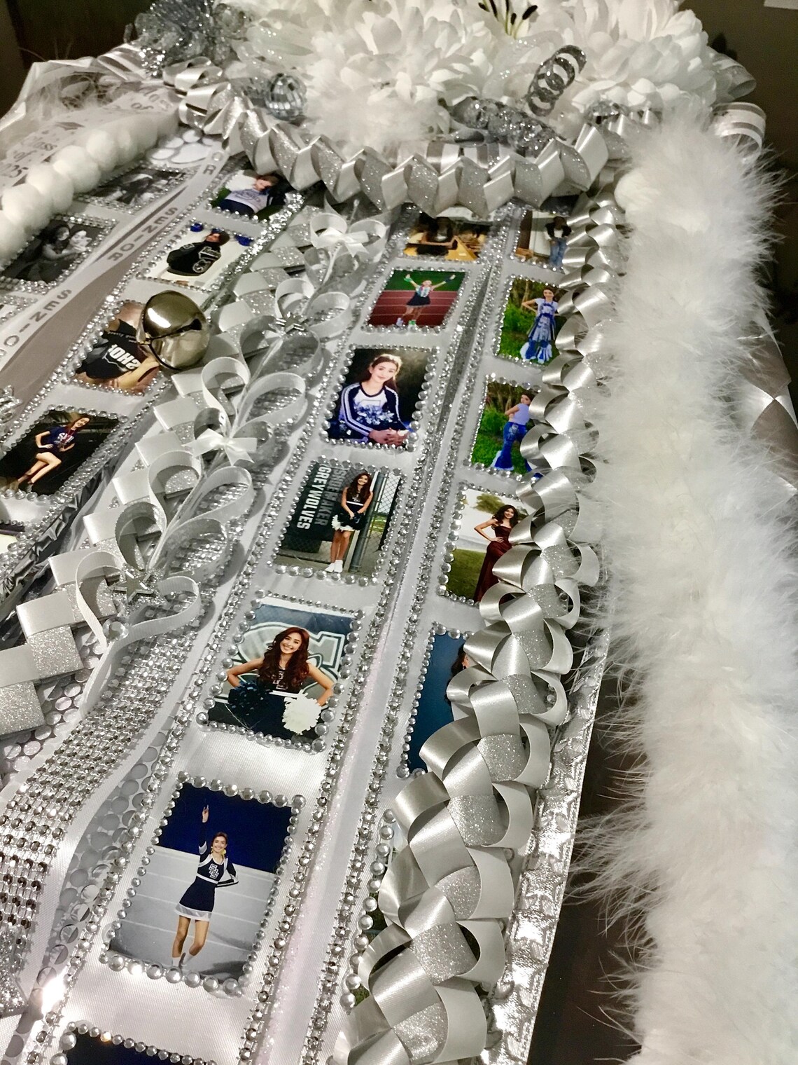 Customizable HOCO Mum Chain Braid: Homecoming Corsage Accessory - Etsy