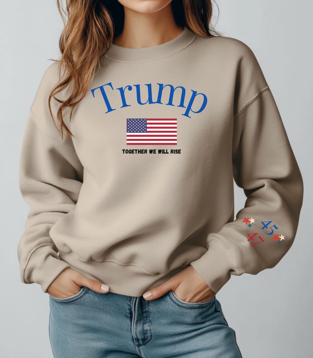Trump 47 Legacy Crewneck, Trump 2024/2025 Victory Sweater, 47th ...