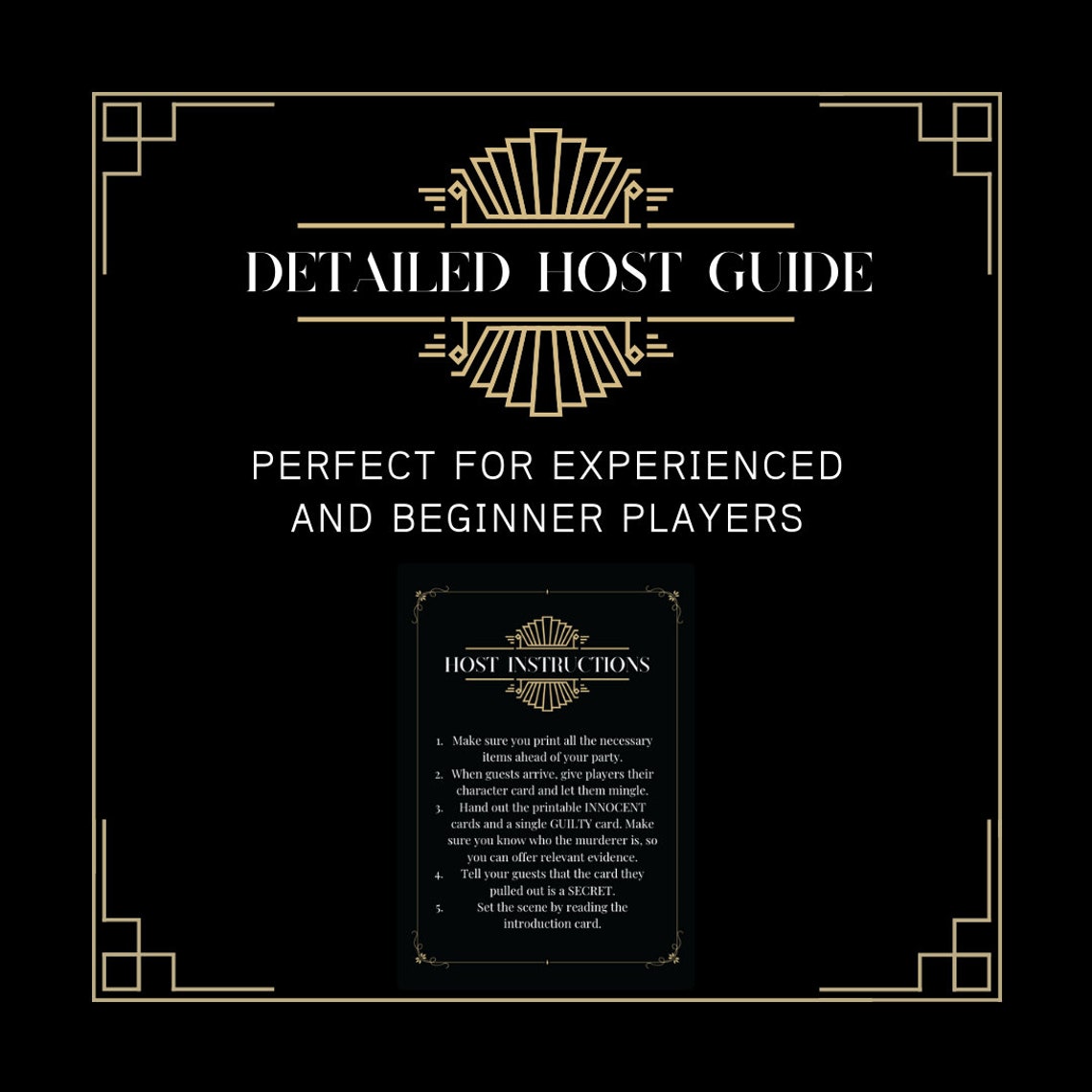 Hollywood Glamour Murder Mystery Game Murder Mystery Party Murder ...