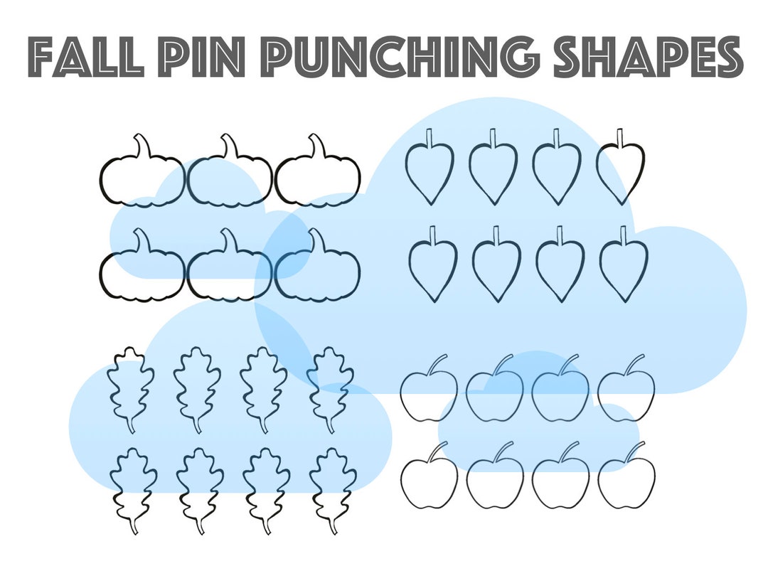 Montessori Pin Punching Fall Shapes - Etsy