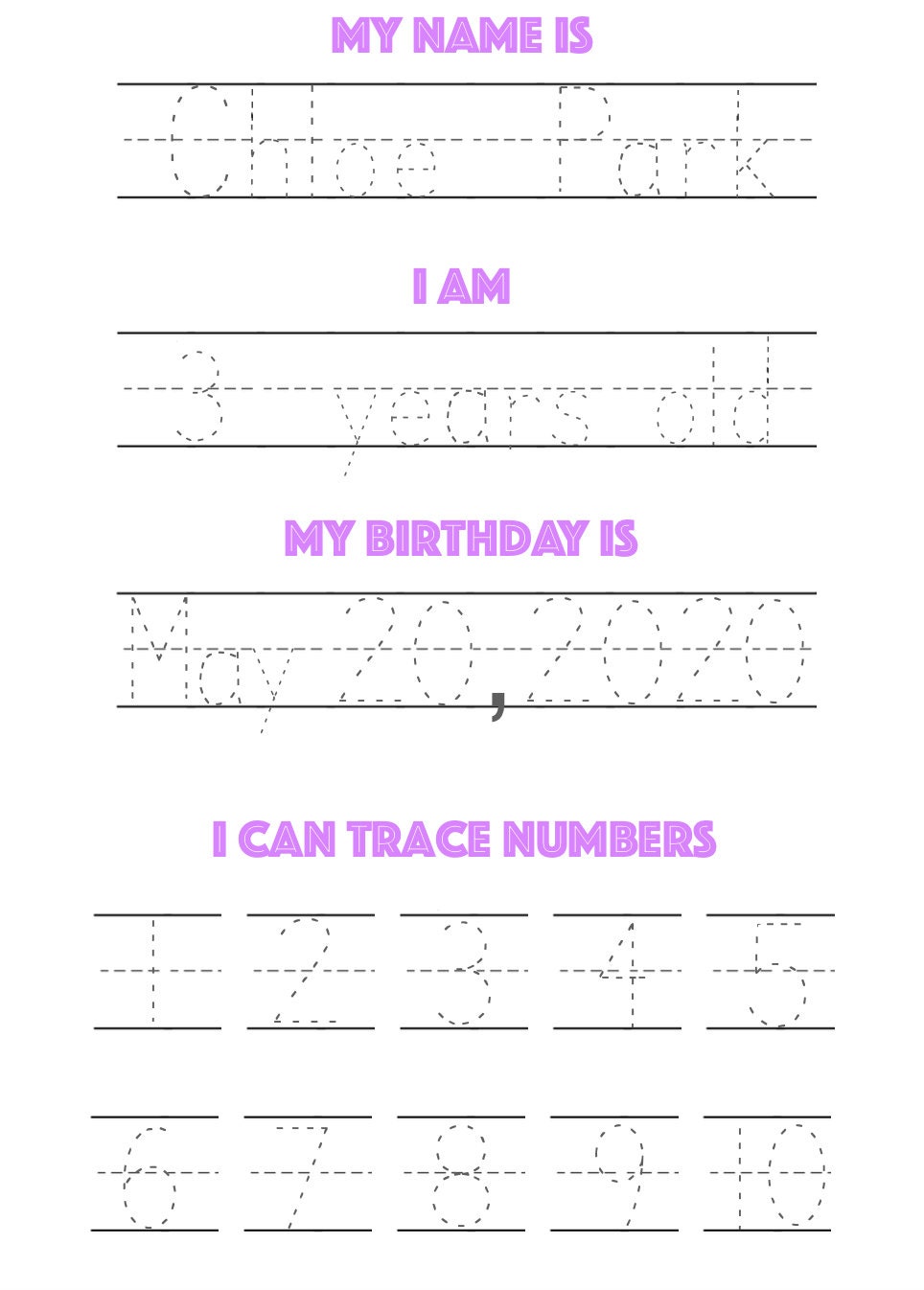 Personalized Handwriting Paper - Etsy