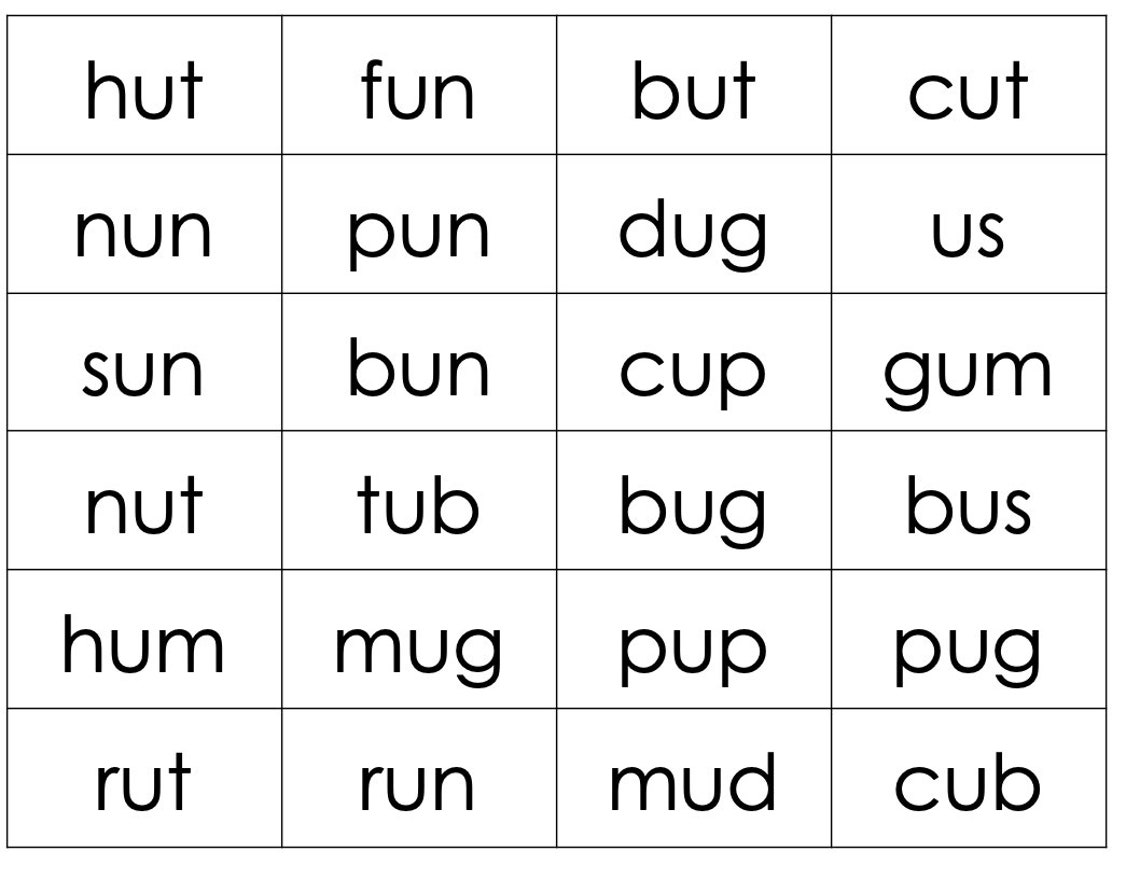 Montessori Phonetic Reading Cards - Etsy