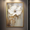 Abstract Lily Flower Modern Canvas, Lily Flower Wall Art, Framed Lily ...