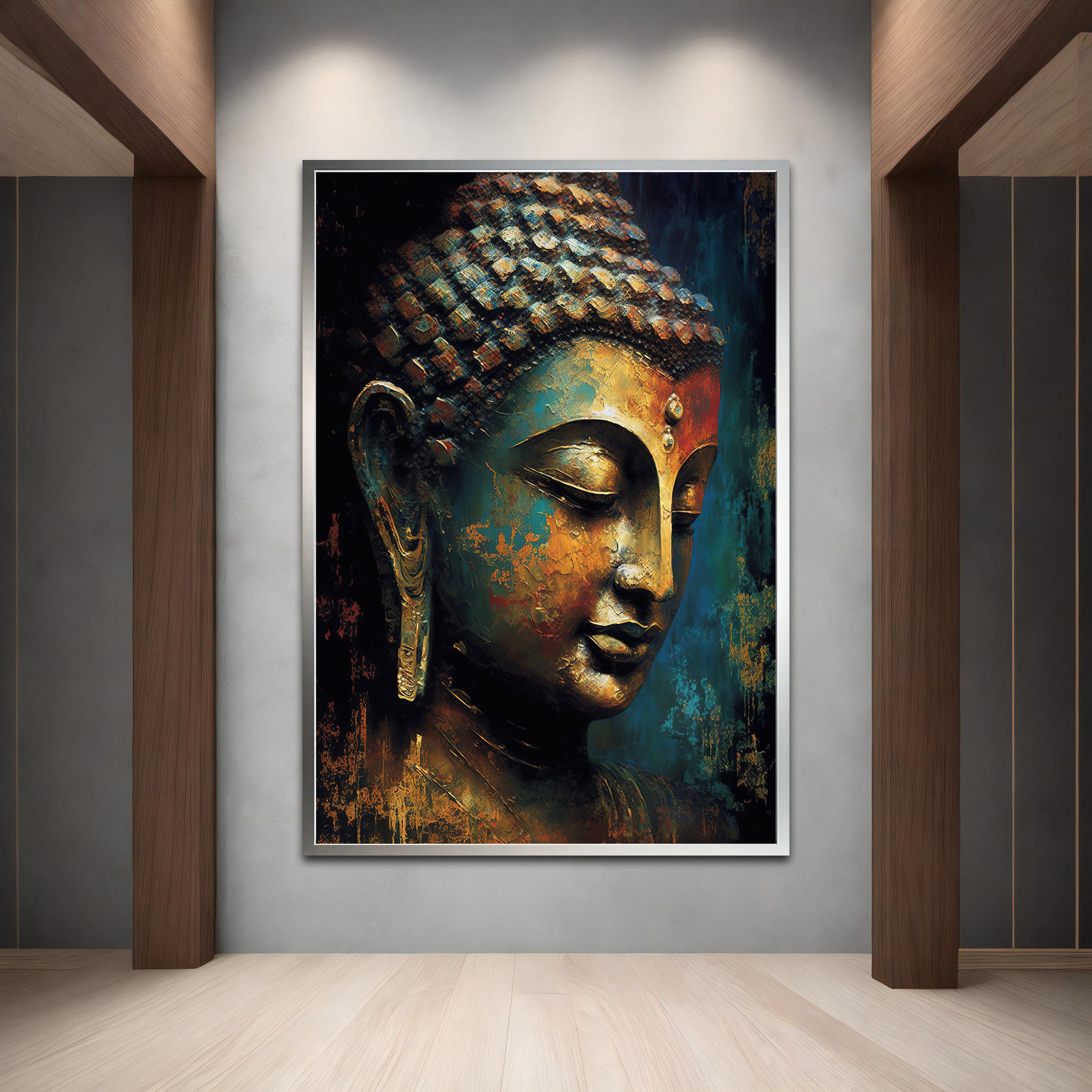Buddha Canvas Wall Art Buddha Print Canvas Buddha Wall Art - Etsy Singapore