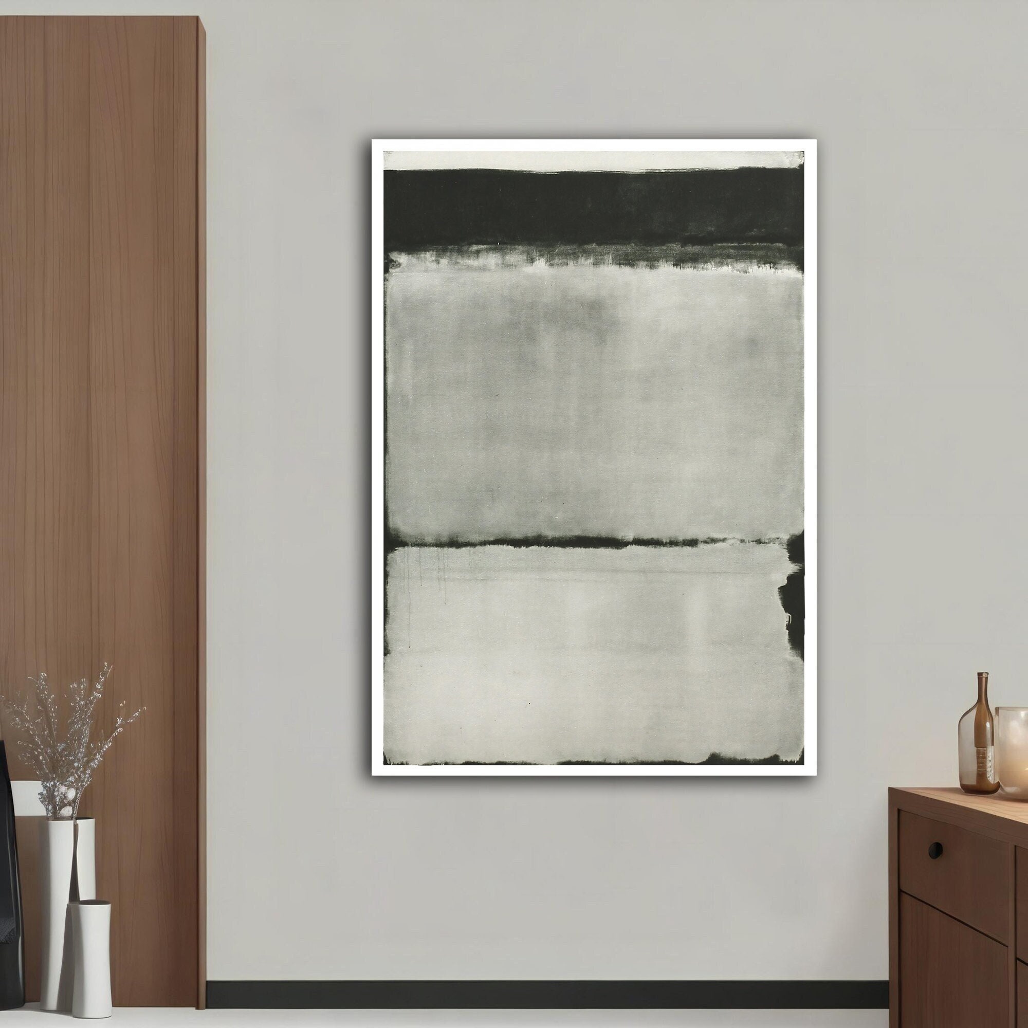 Mark Rothko Ecru Canvas Wall Art , Mark Rothko Production , Modern Wall ...