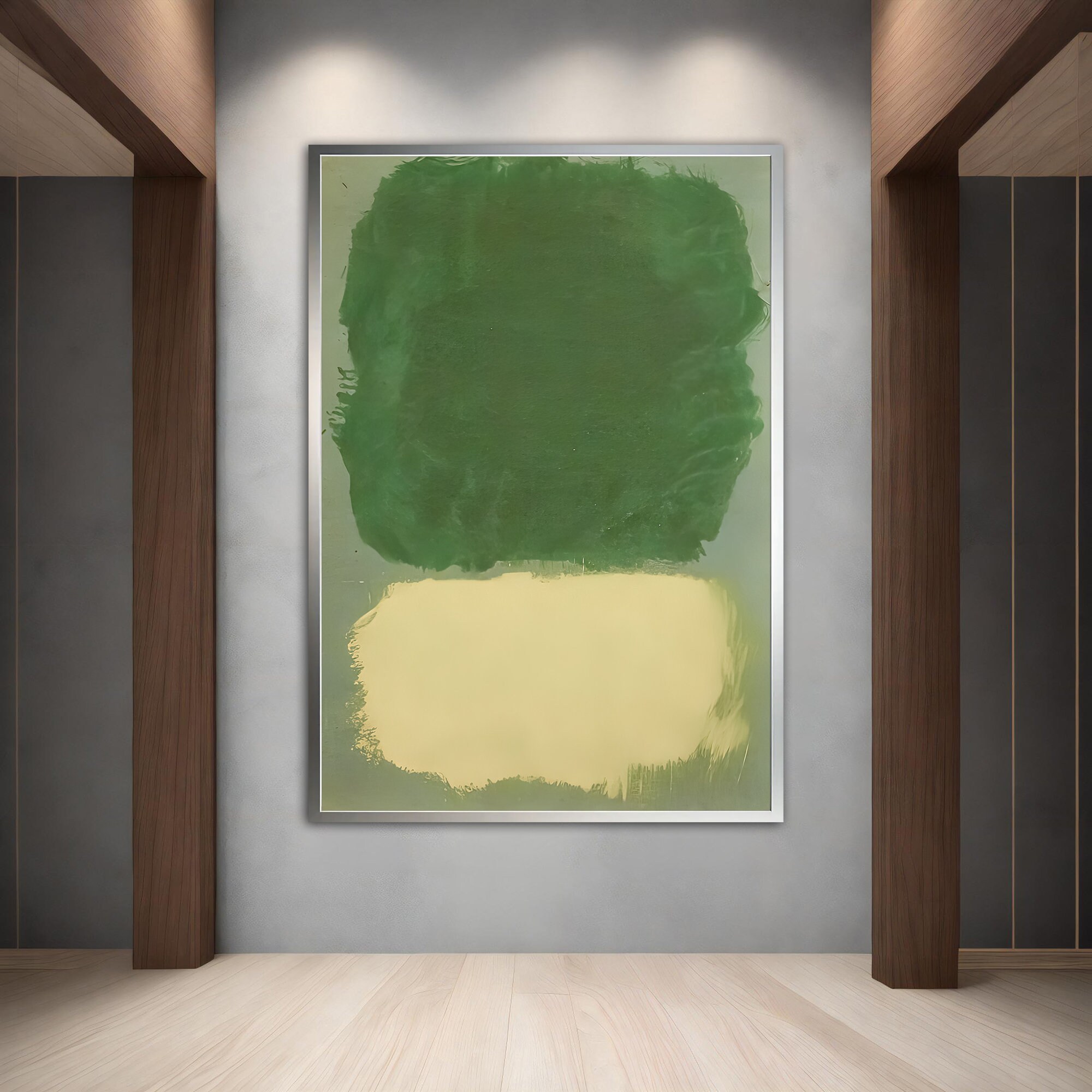 Mark Rothko Green Canvas Wall Art , Mark Rothko Production , Modern ...
