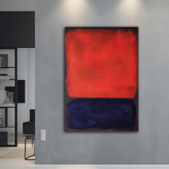 Mark Rothko Red Blue