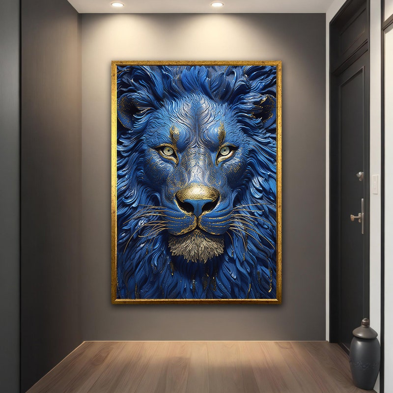 Lion Print - Etsy