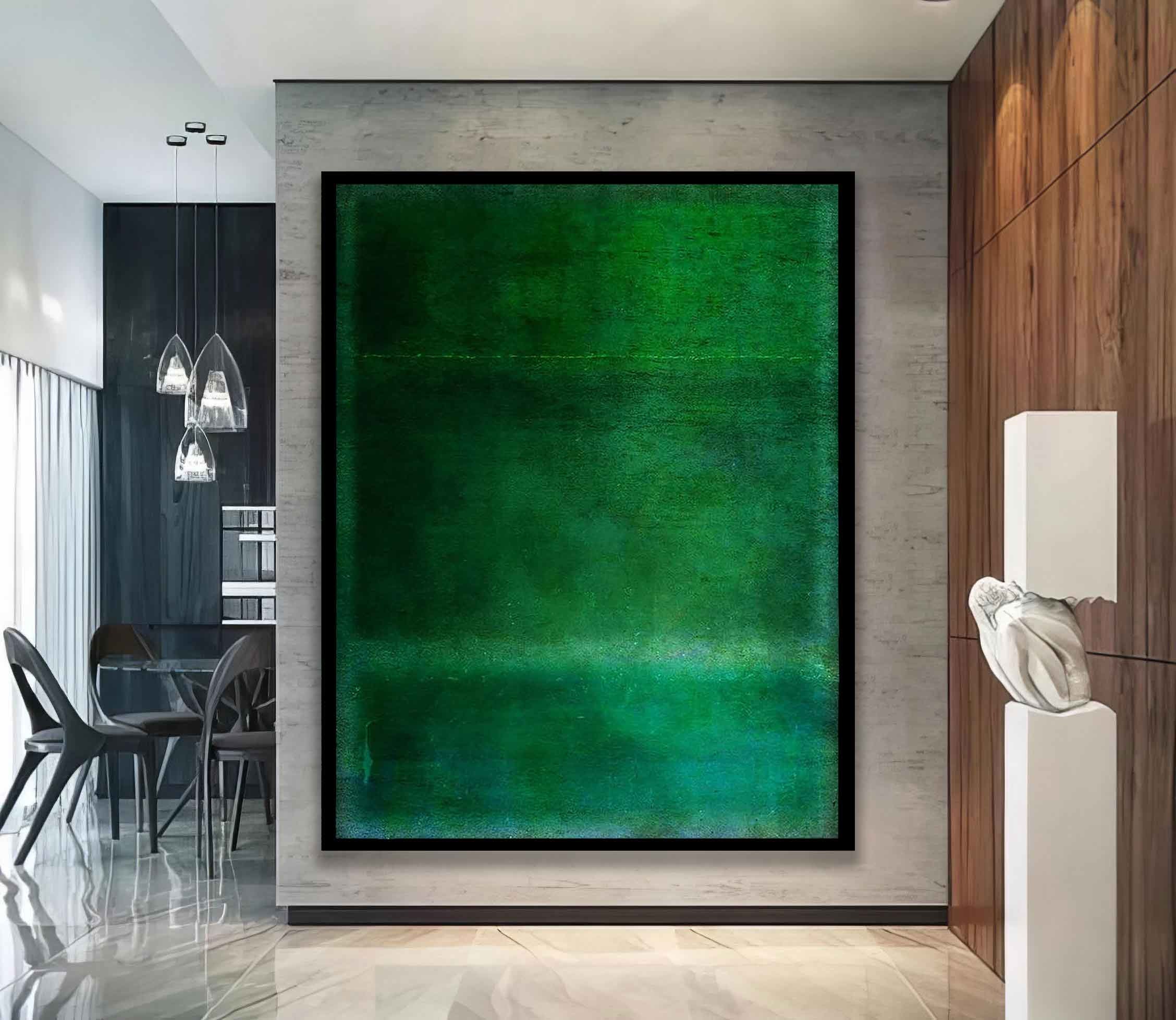 Mark Rothko Green Canvas Wall Art , Mark Rothko Production, Mark Rothko ...