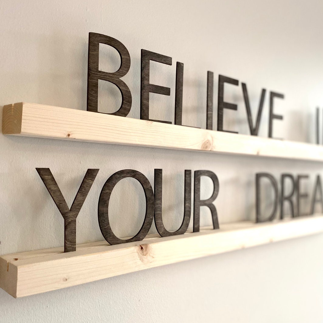 Wall Letters Display Changeable Letter Board Home Office Playroom Wall ...