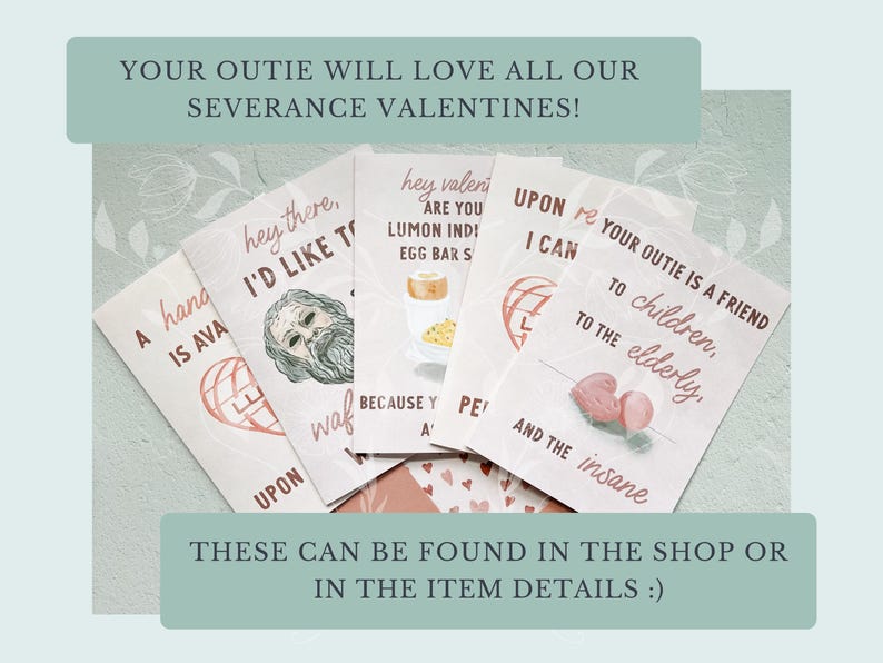 Printable Card Severance TV Show Themed Valentine Egg Bar NSFW Last ...