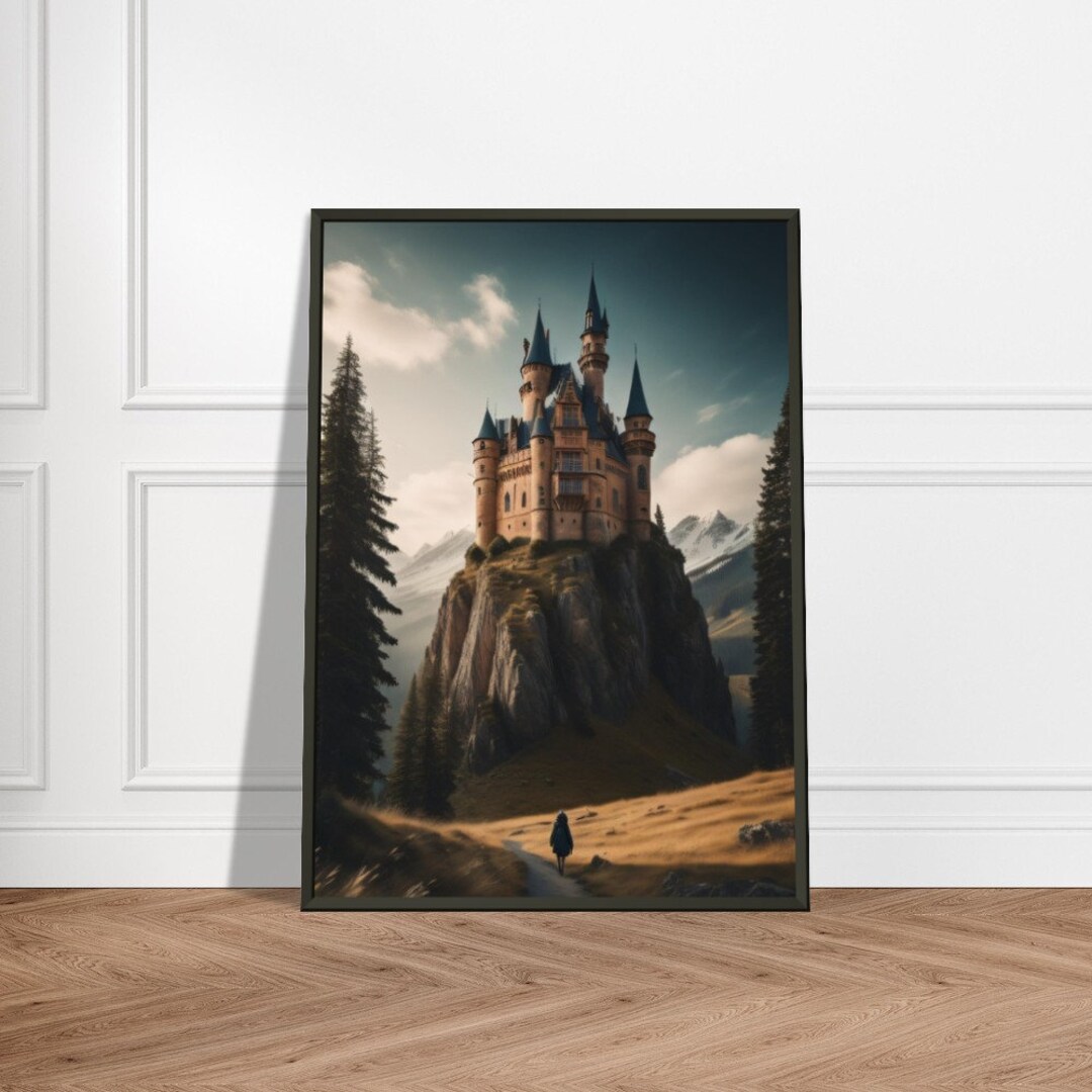 Realistic Animated Art Collection Castle Wall Decor - Etsy