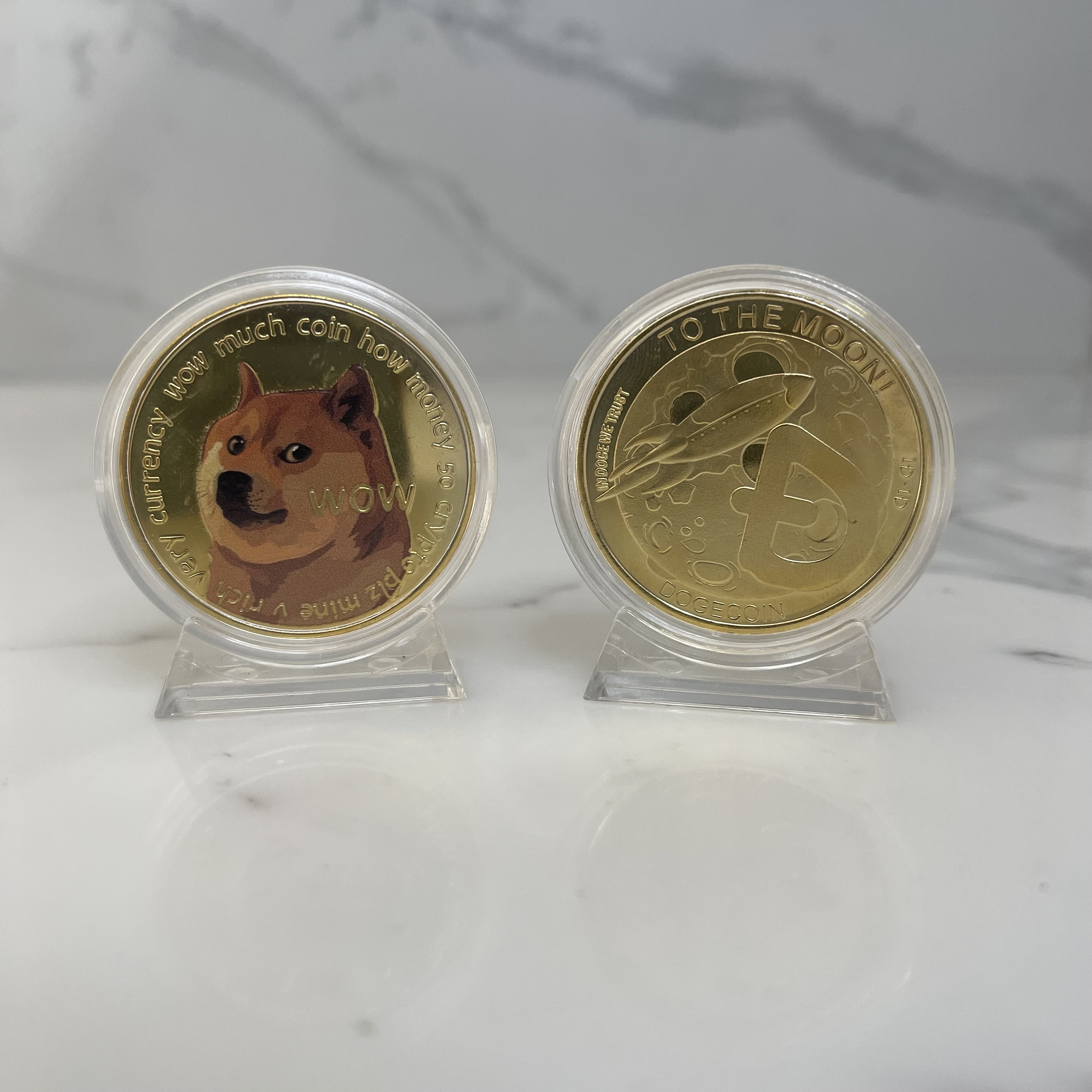 DOGECOIN Physical Coin | Collectible Cryptocurrency Money | DOGE ...