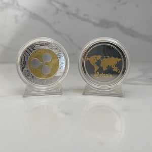 XRP Physical Coin | Collectible Cryptocurrency Money | RIPPLE Souvenir ...
