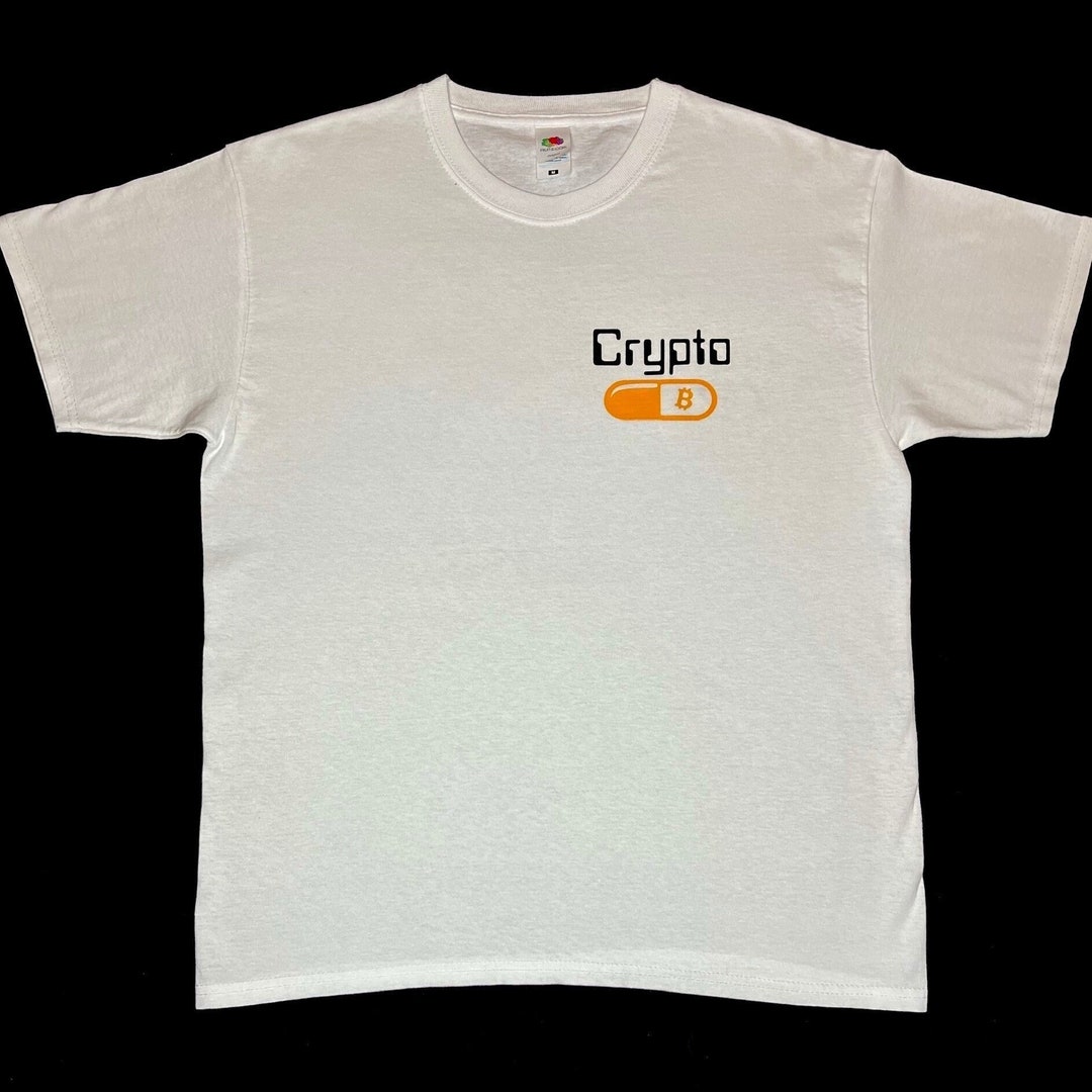 CRYPTO MATRIX Themed Logo T-shirt Cryptocurrency T-shirt Crypto Icon ...