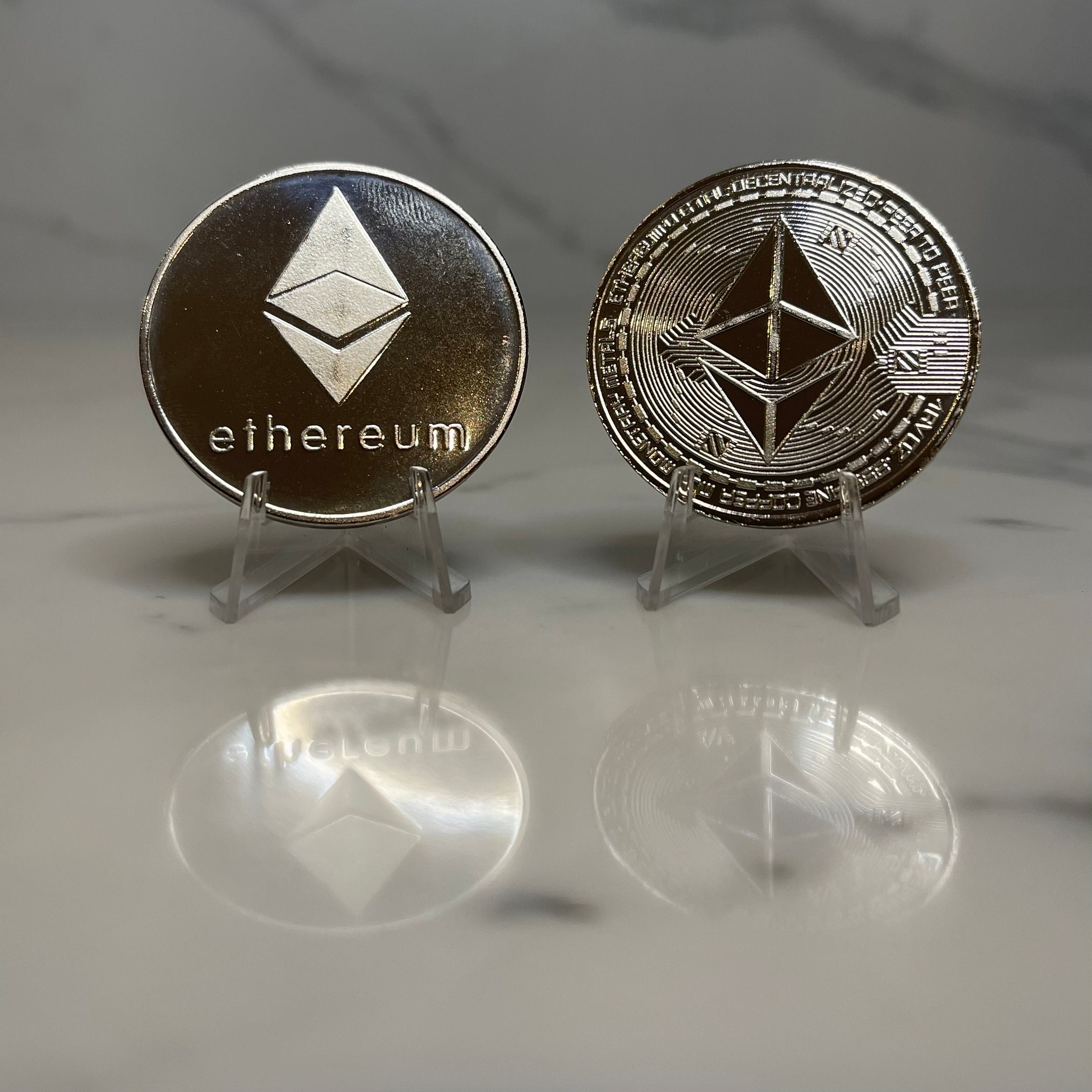 ETHEREUM Physical Coin | Collectible Cryptocurrency Money | ETH ...
