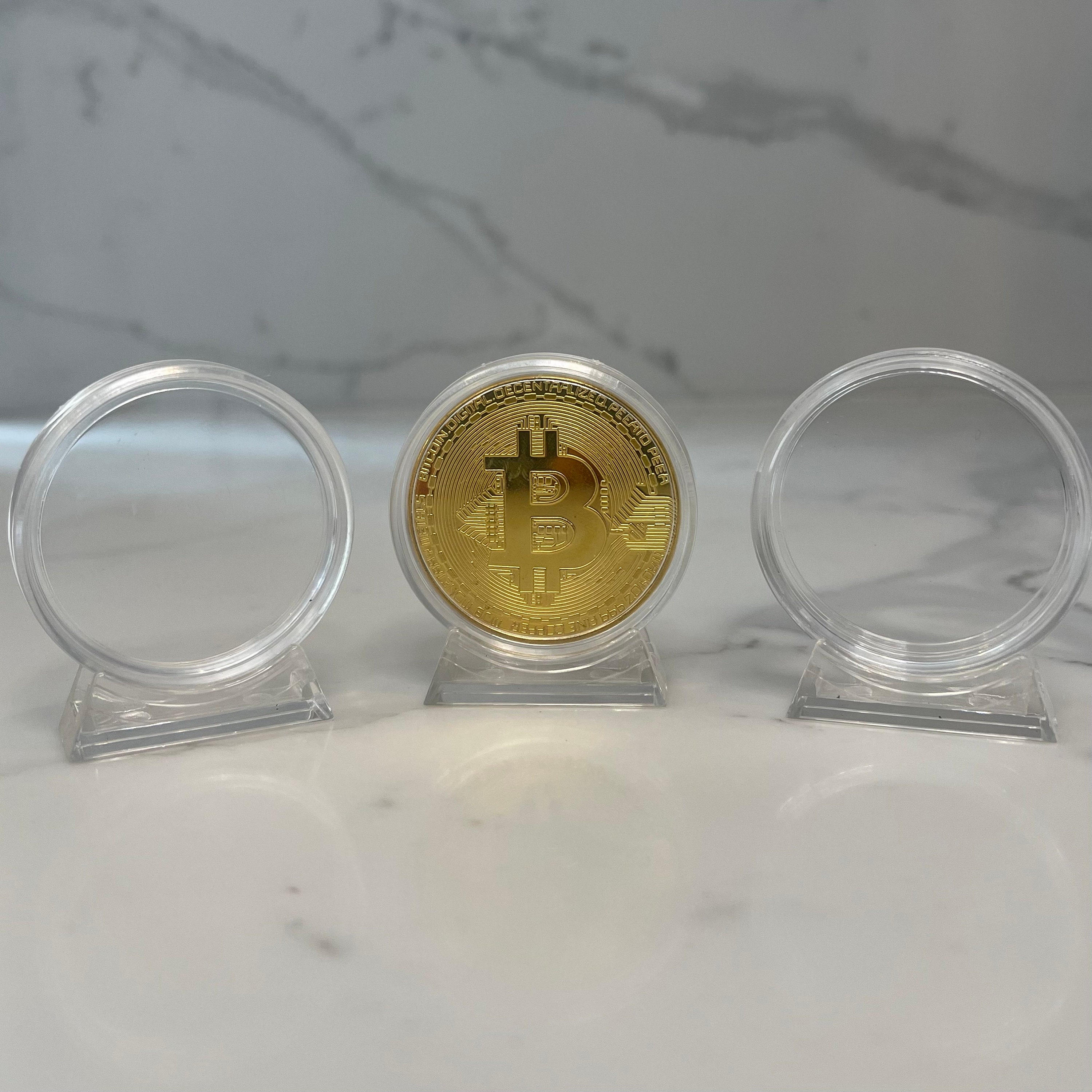 Display for Cryptocurrency Coins | Commemorative Circular ...