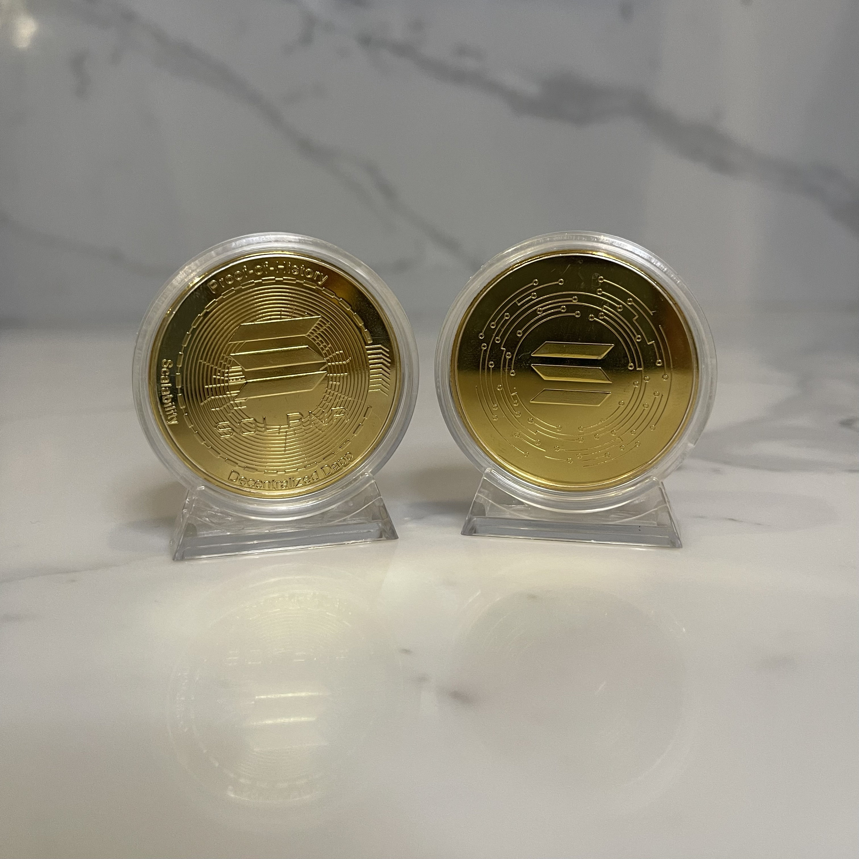 SOLANA Physical Coin | Collectible Cryptocurrency Money | SOL Souvenir ...