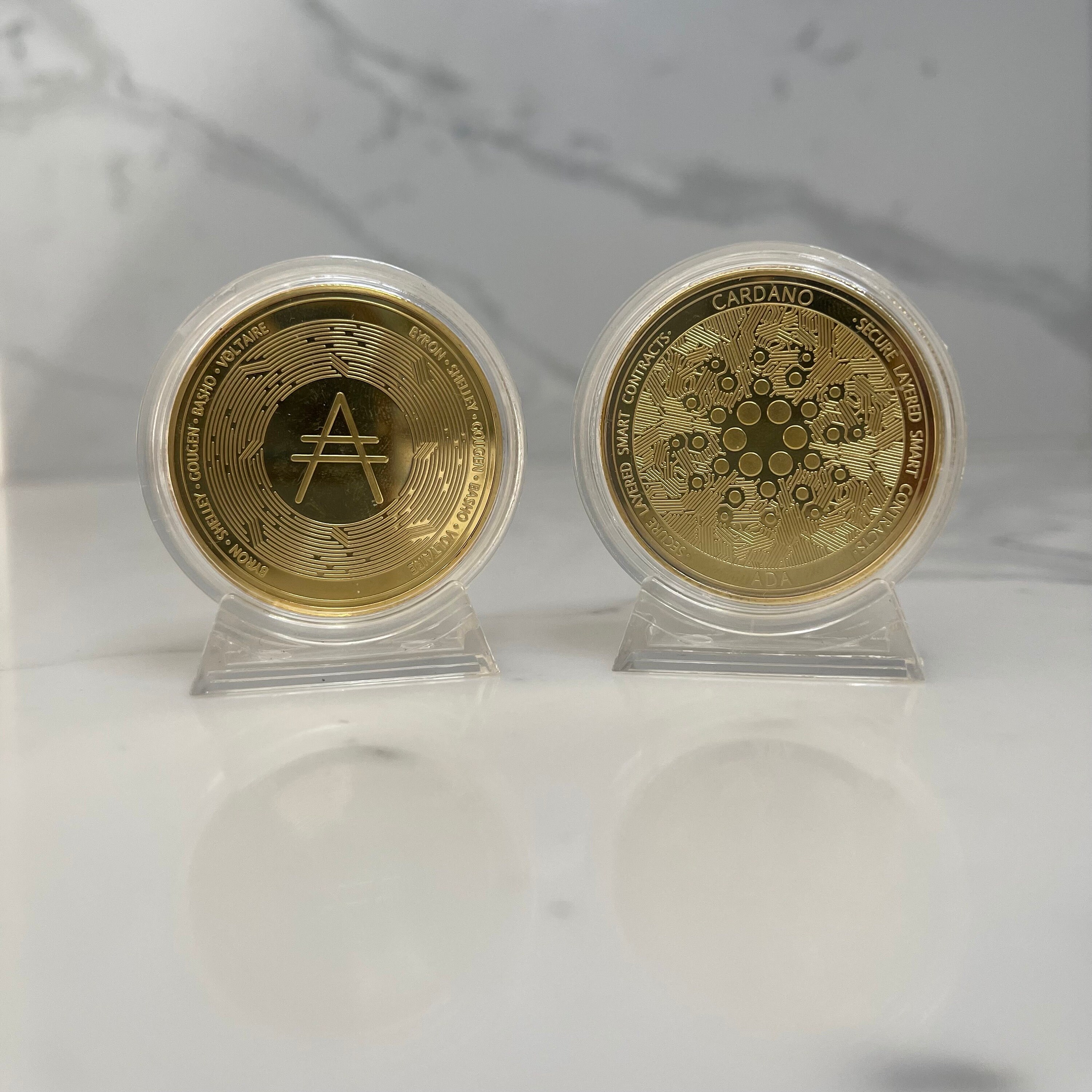 CARDANO Physical Coin | Collectible Cryptocurrency Money | ADA Souvenir ...