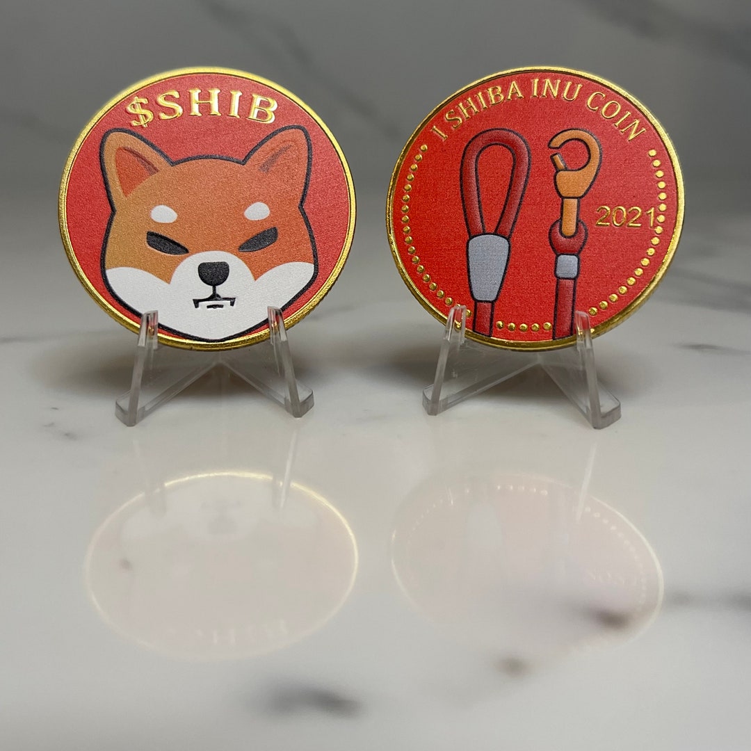 SHIBA INU Physical Coin Collectible Cryptocurrency Money SHIB Souvenir ...