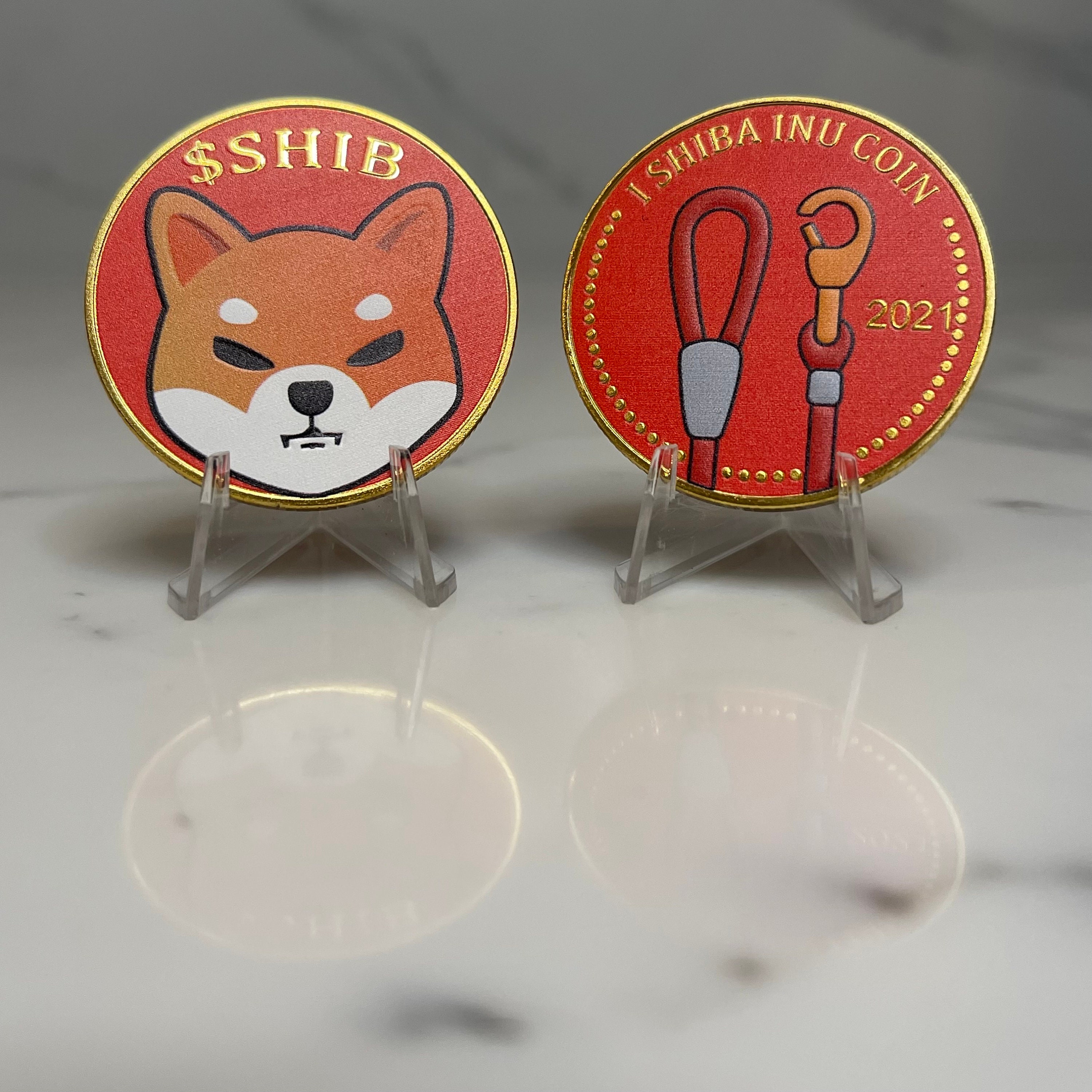 SHIBA INU Physical Coin | Collectible Cryptocurrency Money | SHIB ...