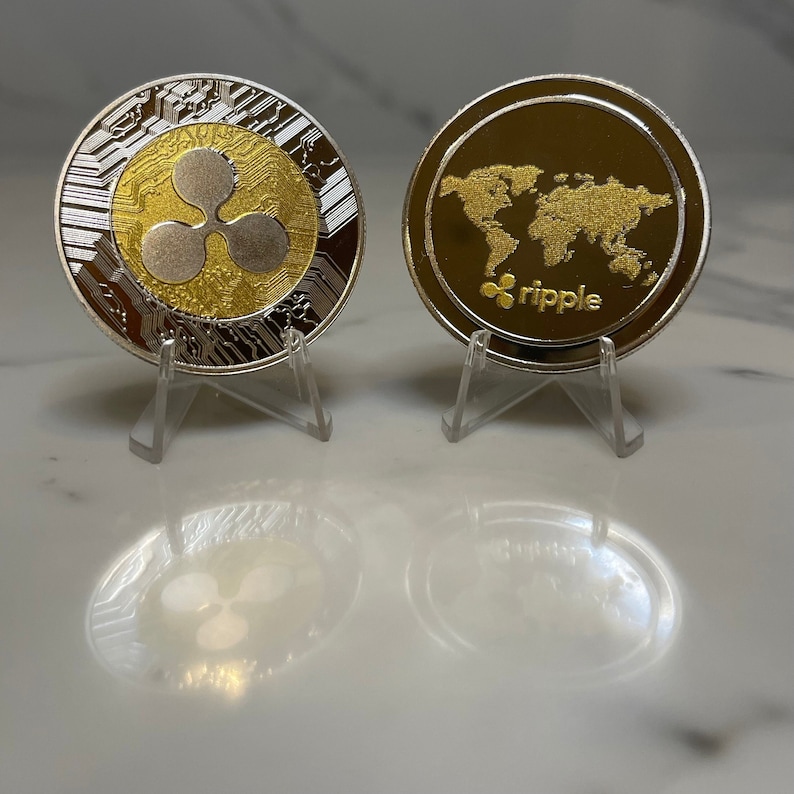 XRP Physical Coin | Collectible Cryptocurrency Money | RIPPLE Souvenir ...