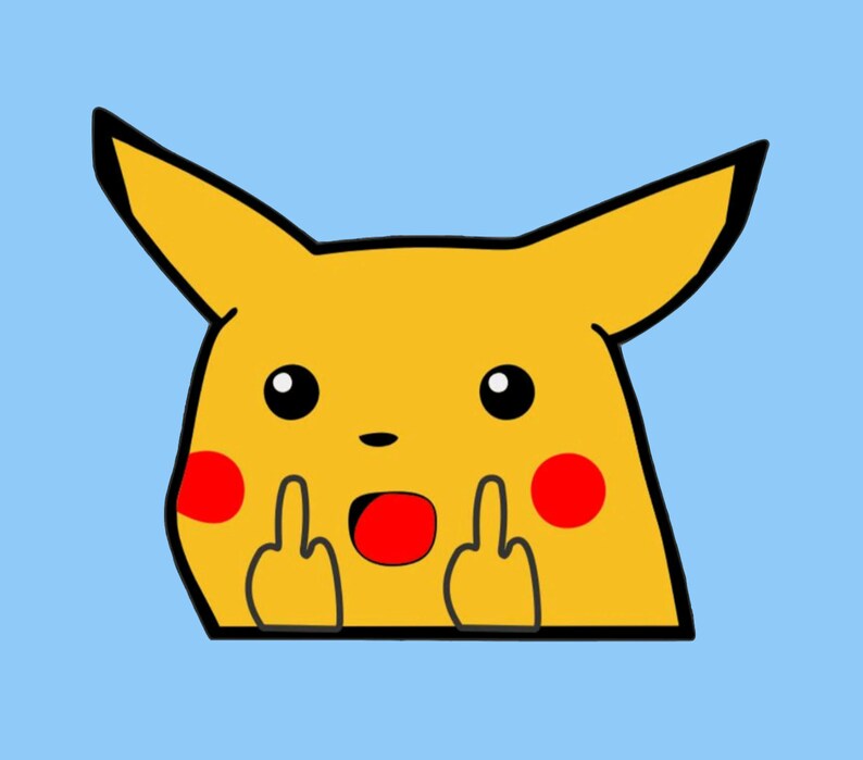 Pokemon Pikachu Sticker Decal - Etsy