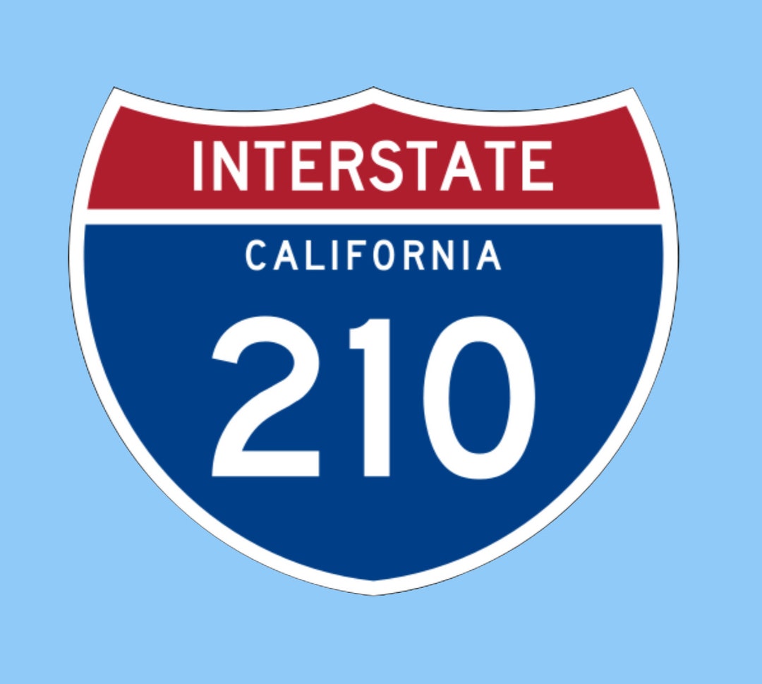 Interstate 210 Sticker Decal - Etsy