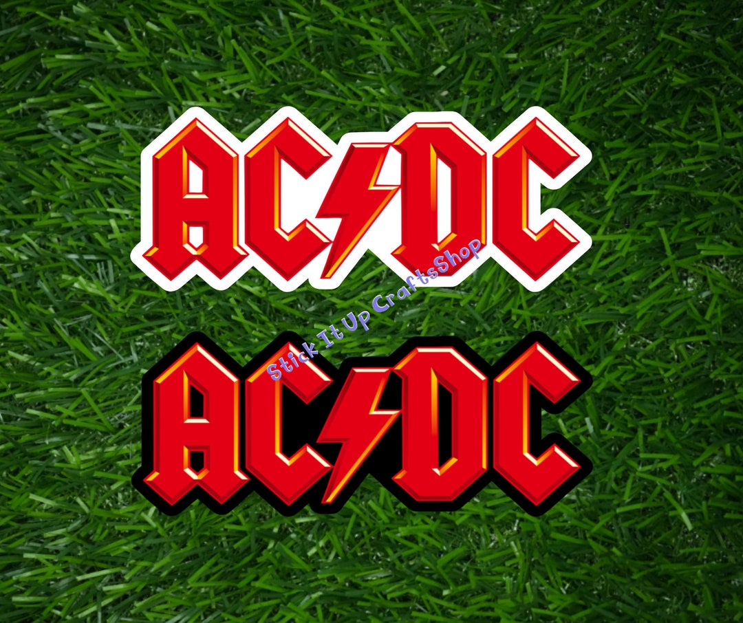 AC/DC Sticker Decal - Etsy