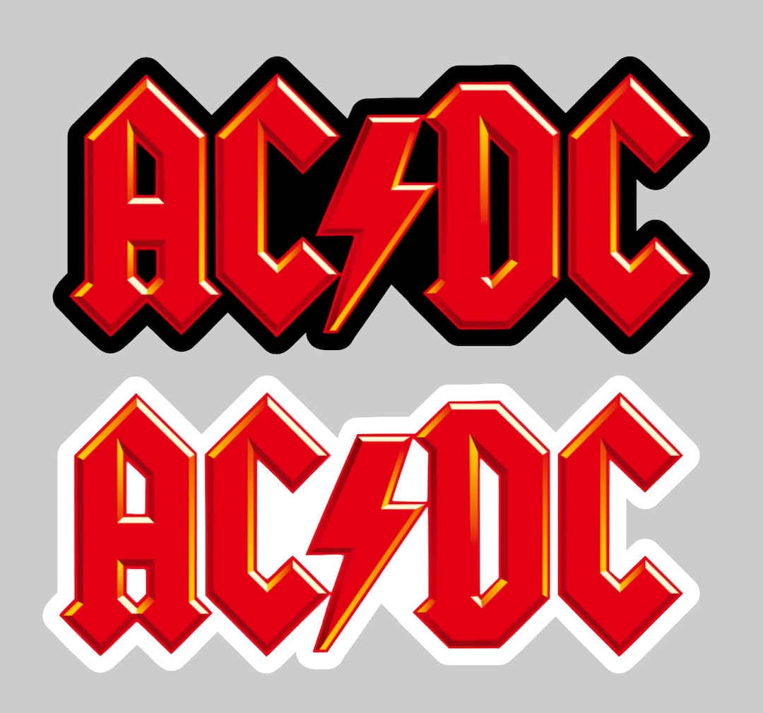 AC/DC Sticker Decal - Etsy
