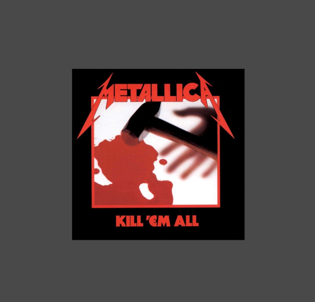 Metallica Kill Em All Album Cover Sticker Decal - Etsy