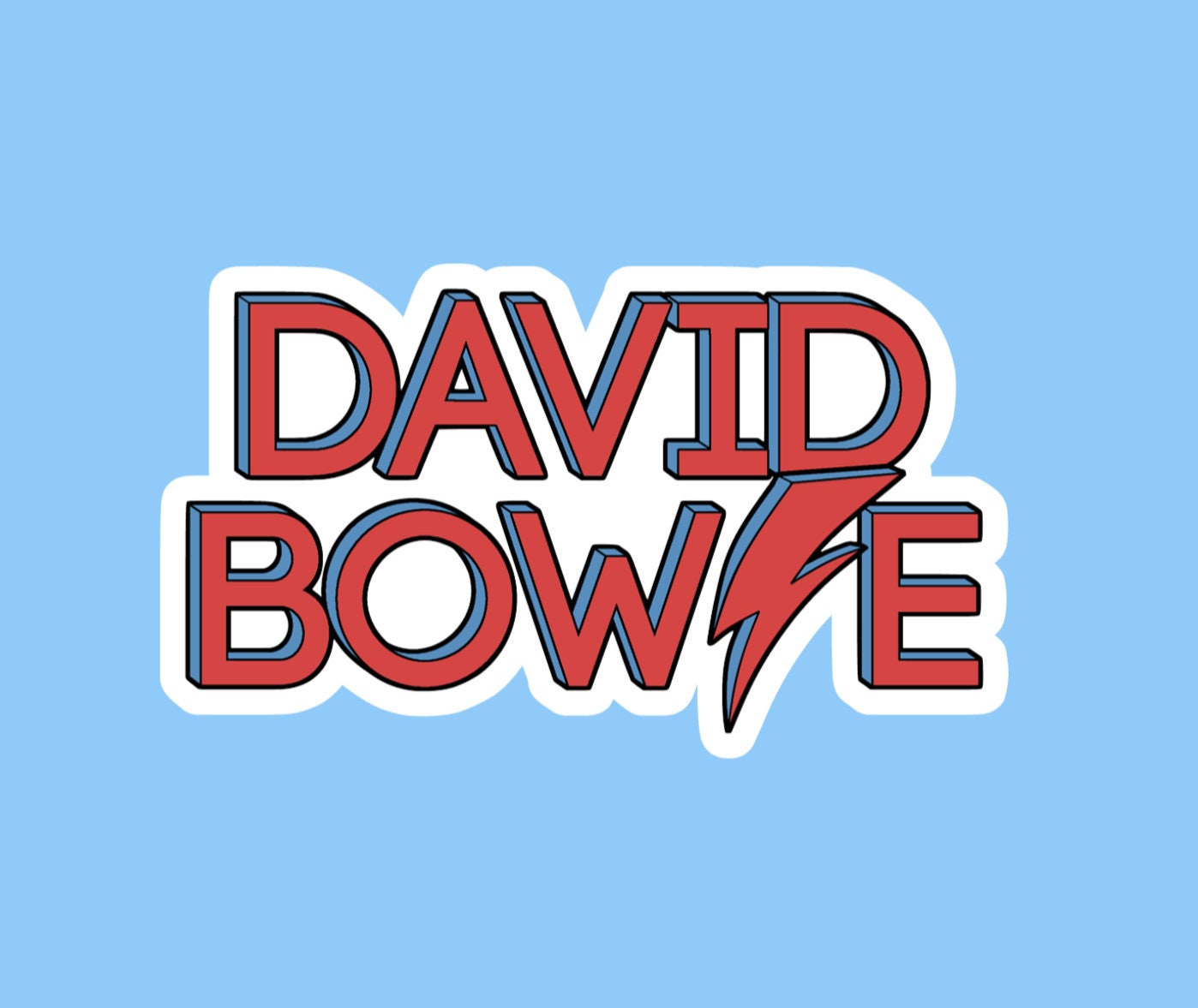 David Bowie Sticker Decal - Etsy