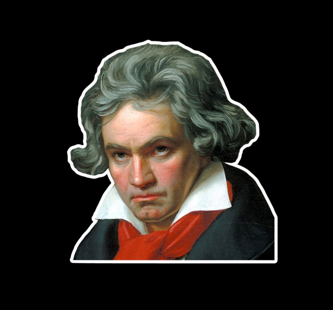Ludwig Van Beethoven Sticker Decal - Etsy