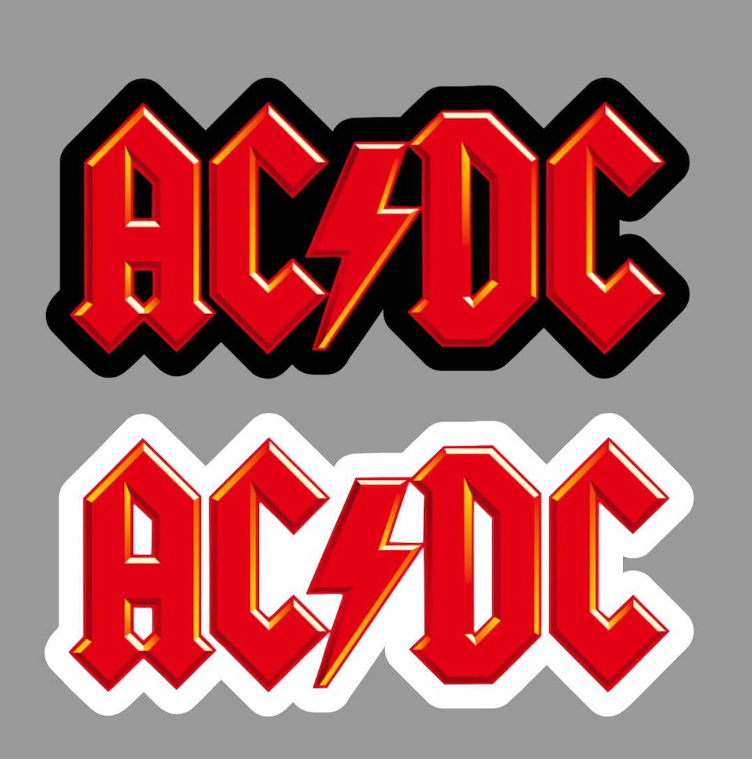 AC/DC Sticker Decal - Etsy