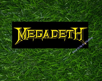 Megadeth Vic Rattlehead Heavy Metal Thrash Mascot Vinyl Die Cut Decal ...
