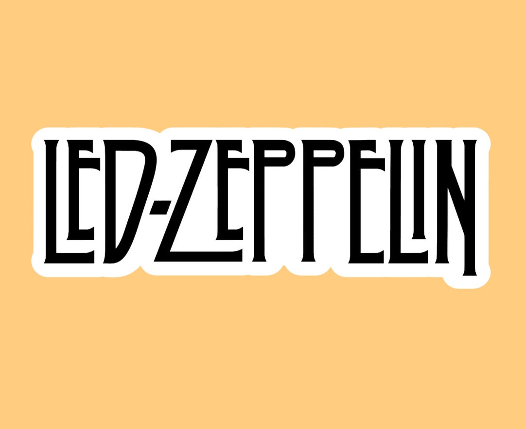 Led Zeppelin Sticker Decal - Etsy