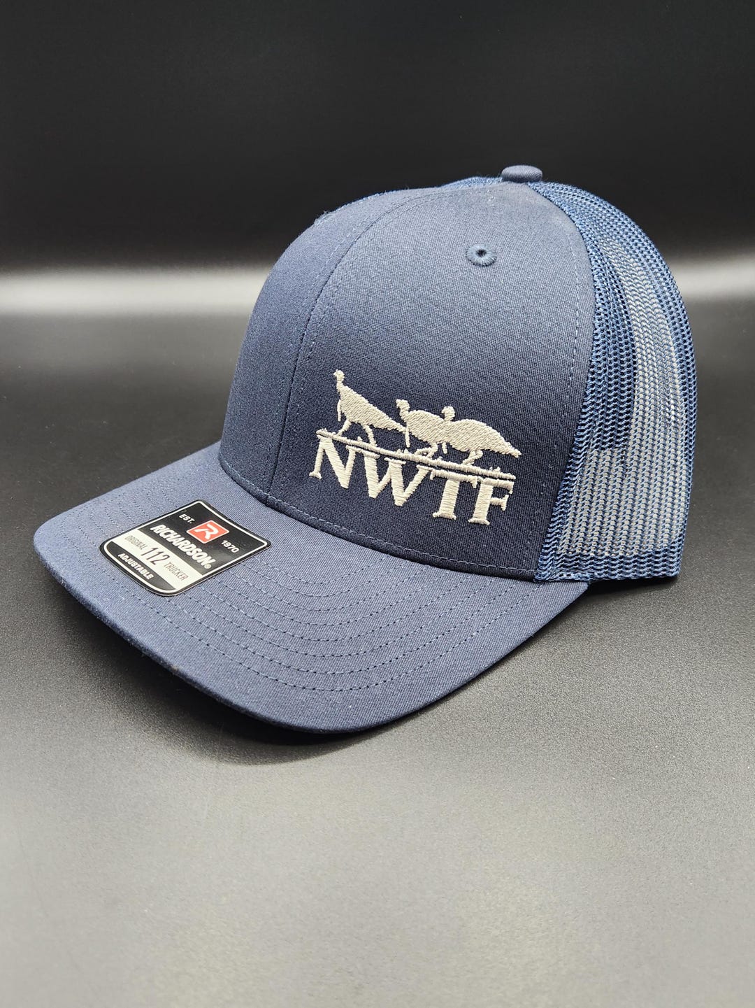 NWTF Richardson 112 Hat! Richardson 112 Trucker Cap. Navy Blue With ...