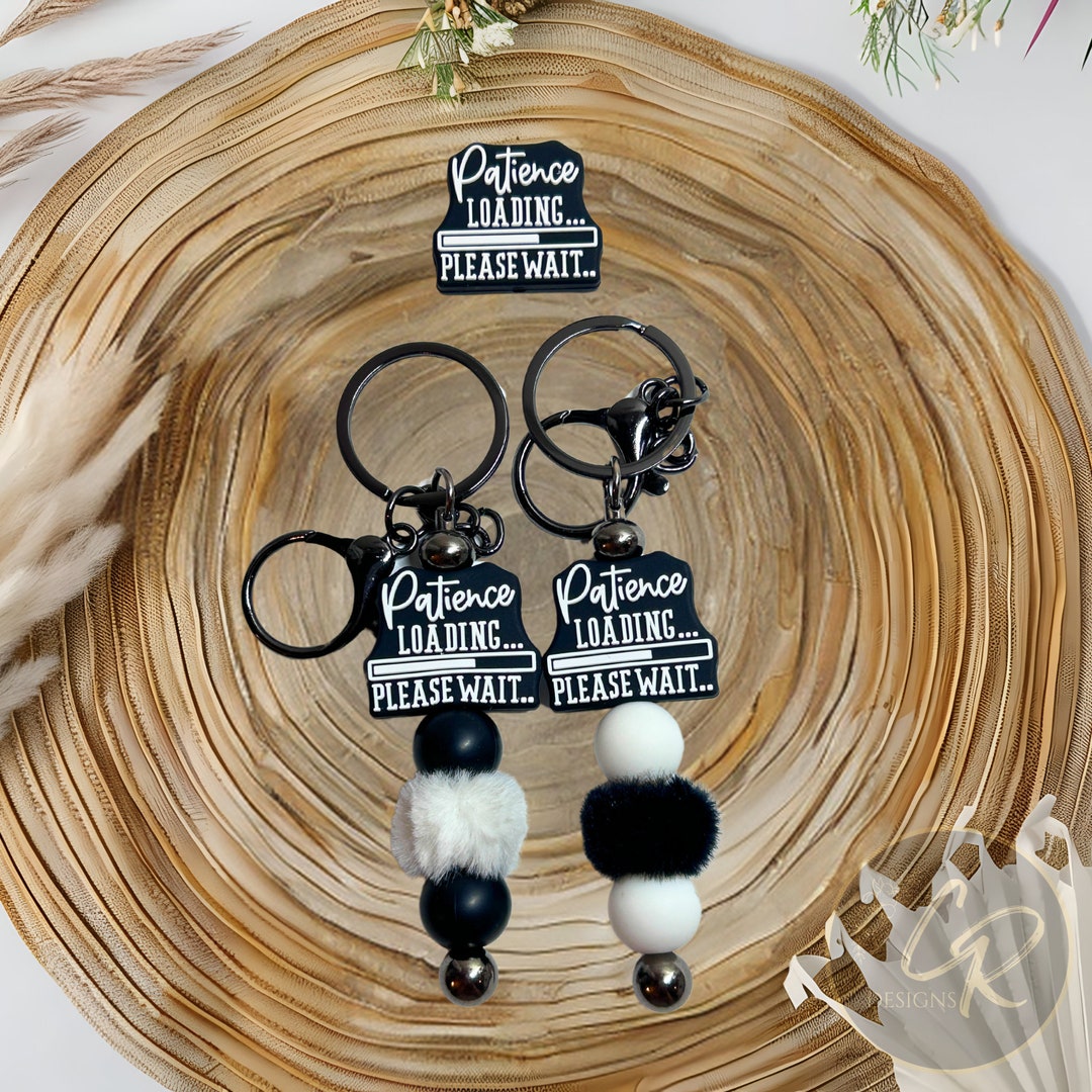 Bar Keyring, Patience Loading Please Wait Bar Keychains, Key ...