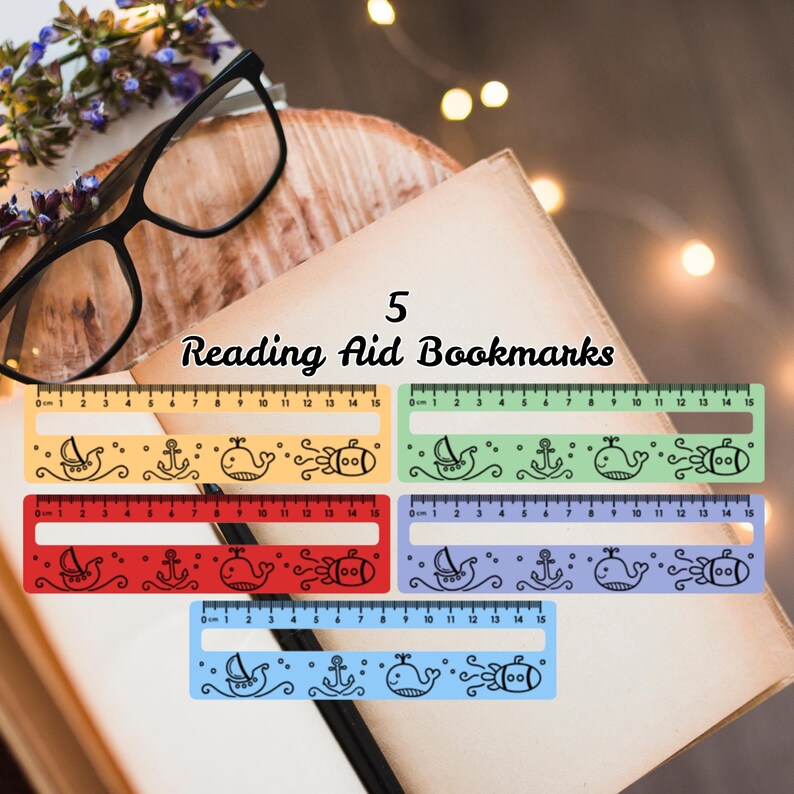 Bookmark, Reading Aid Bookmark, Kids Reading, School Supplies, School ...