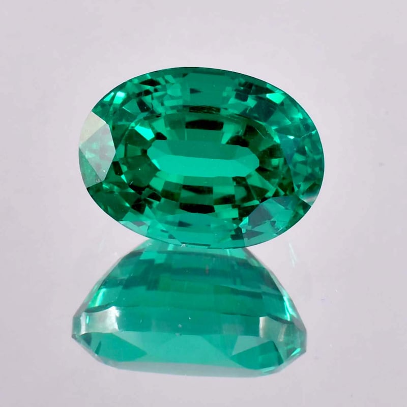 Green Gemstone Craft Ring - Etsy