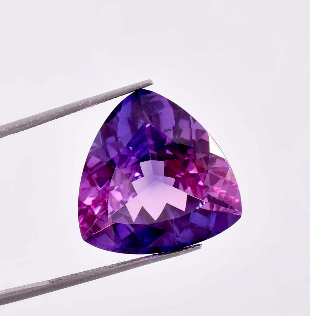 Rare Natural Purple-gray Ceylon Musgravite Trillion Cut Loose Gemstone ...