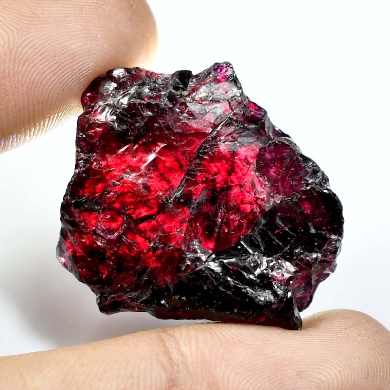 Red Painite Necklace - Etsy