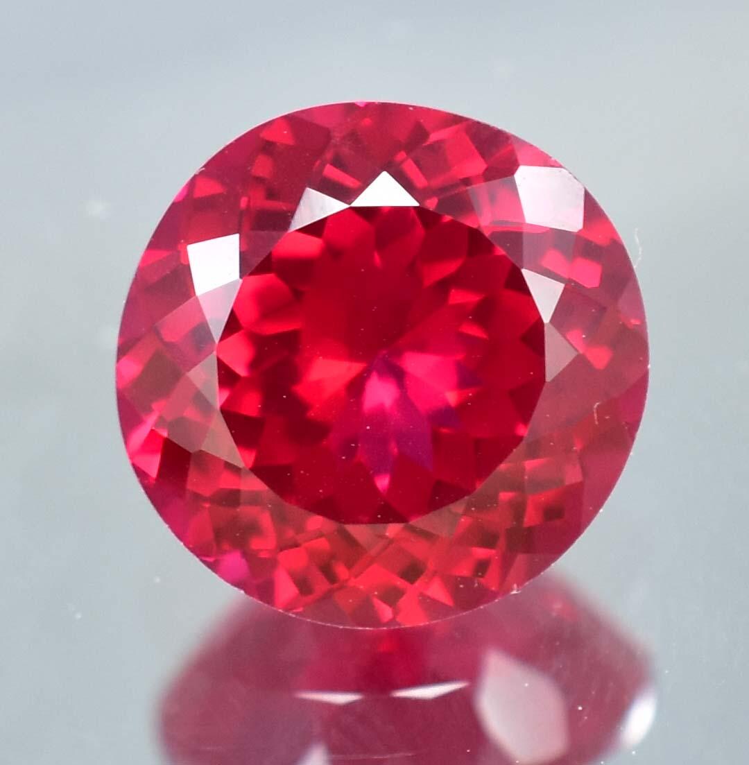 Rare Natural Flawless Mozambique Blood Red Ruby Round Cut Loose ...