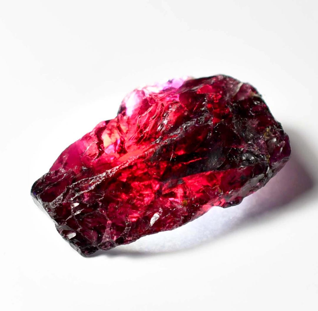 61.95 Ct Very Rare 100% Natural Red Painite Rough Unheated Burmese ...