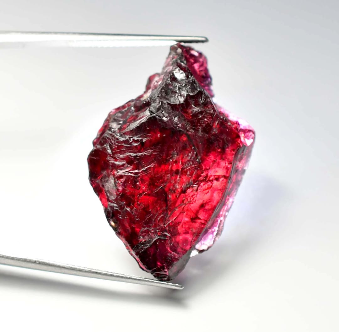 57.45 Ct Very Rare 100% Natural Red Painite Rough Unheated Burmese ...