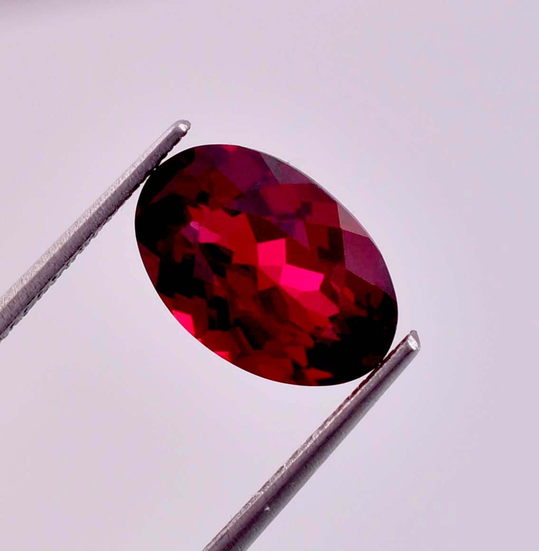3.40 Ct Natural Burmese Red Painite Oval Cut Loose Gemstone GIT ...