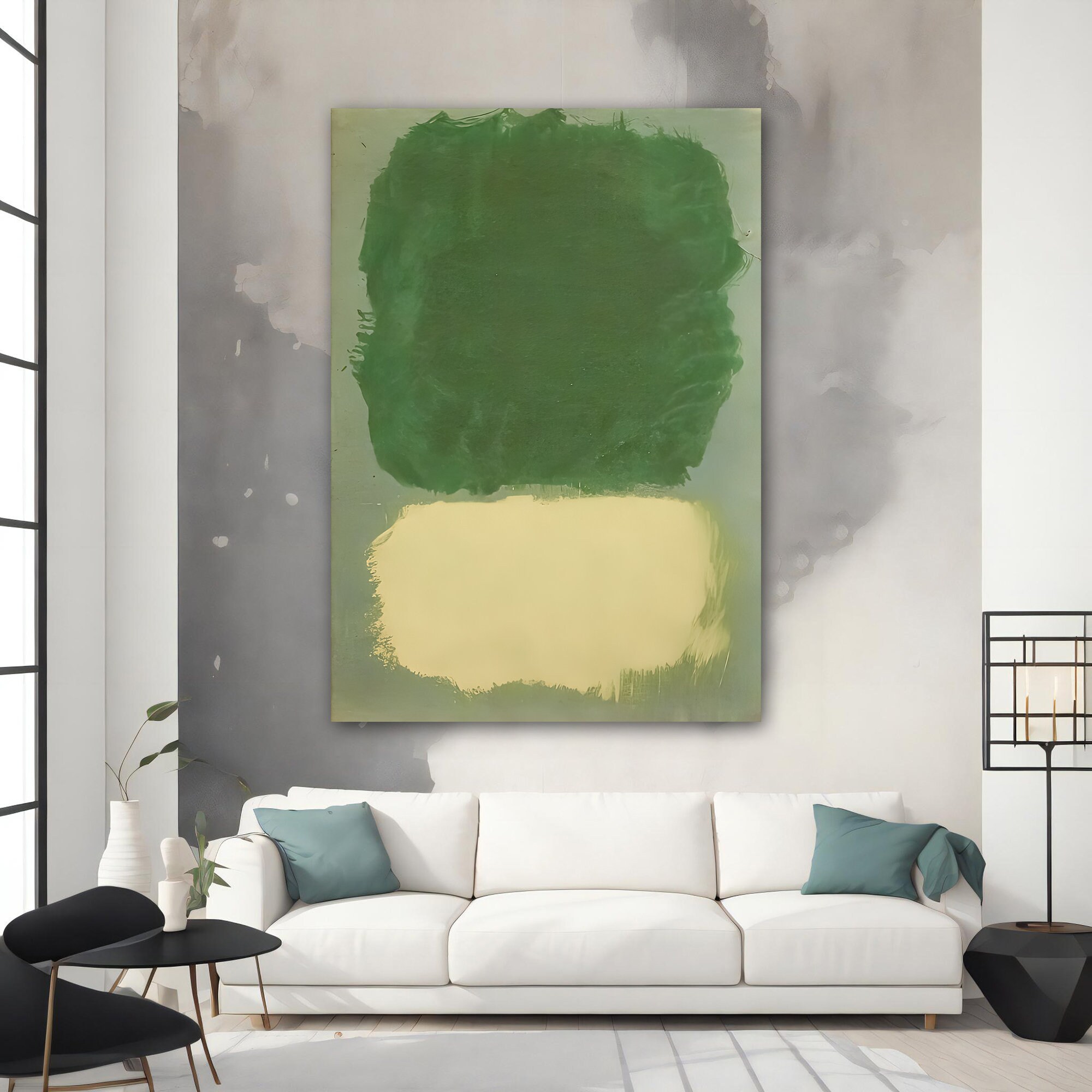 Mark Rothko Green Canvas Art, Mark Rothko Colored Wall Art, Mark Rothko ...
