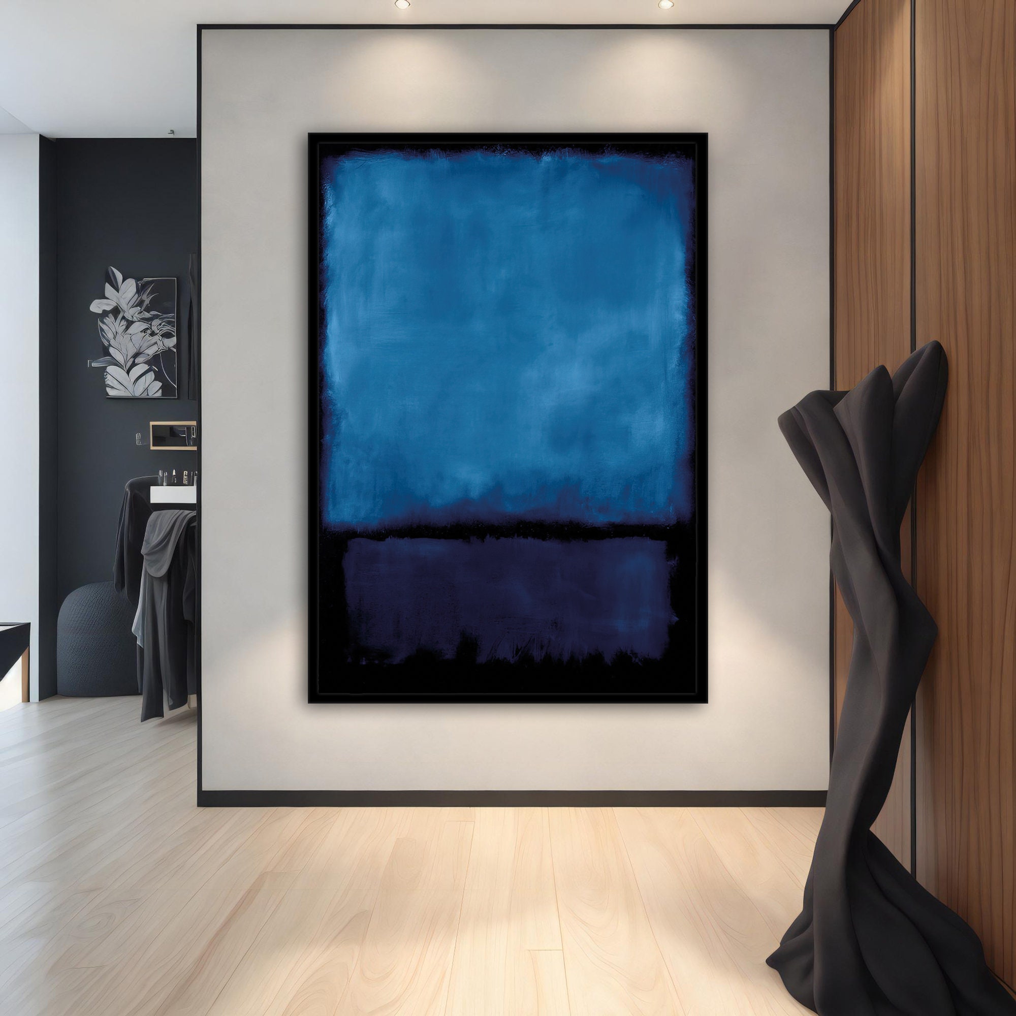 Mark Rothko Blue Canvas Art, Mark Rothko Colored Wall Art, Art ...